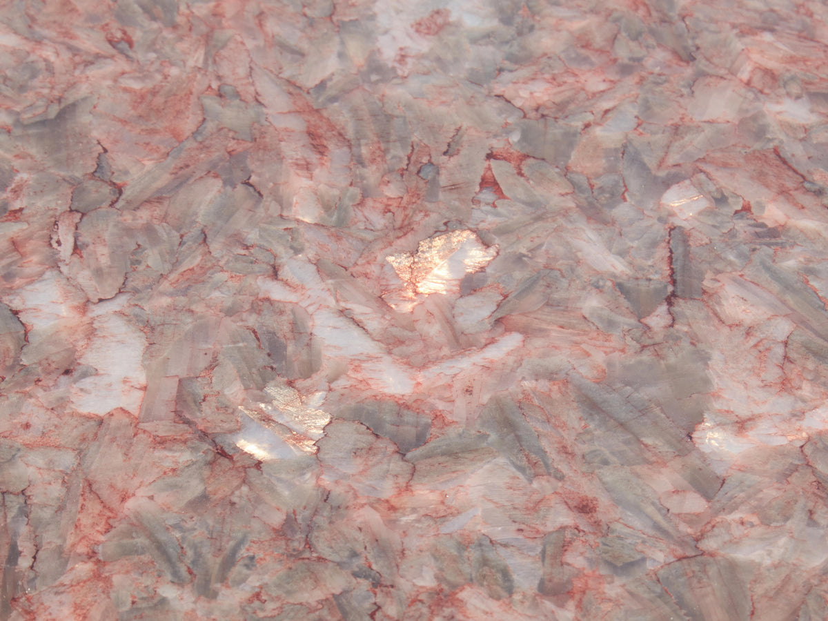 Italian rose crystalline alabaster coffee table late 1970s – Maison Cedric