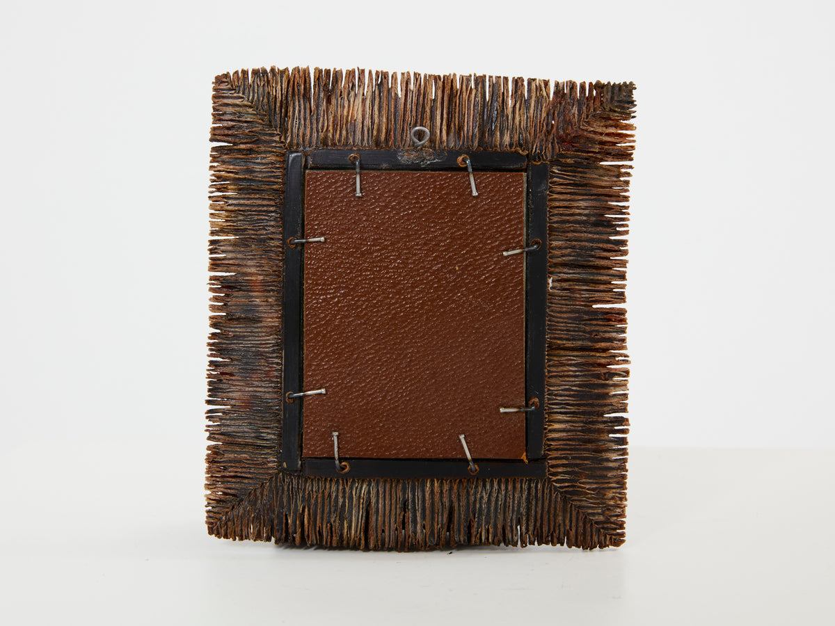 Line Vautrin pair of déchiquetée talosel resin mirrors 1960 – Maison Cedric