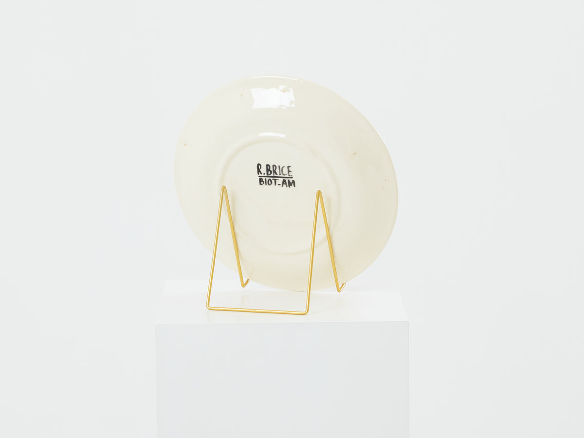 Roland Brice glazed ceramic plate 1950 – Maison Cedric