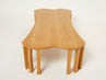 Unique Vincent Poujardieu free form oak wood coffee table 1992 – Maison ...